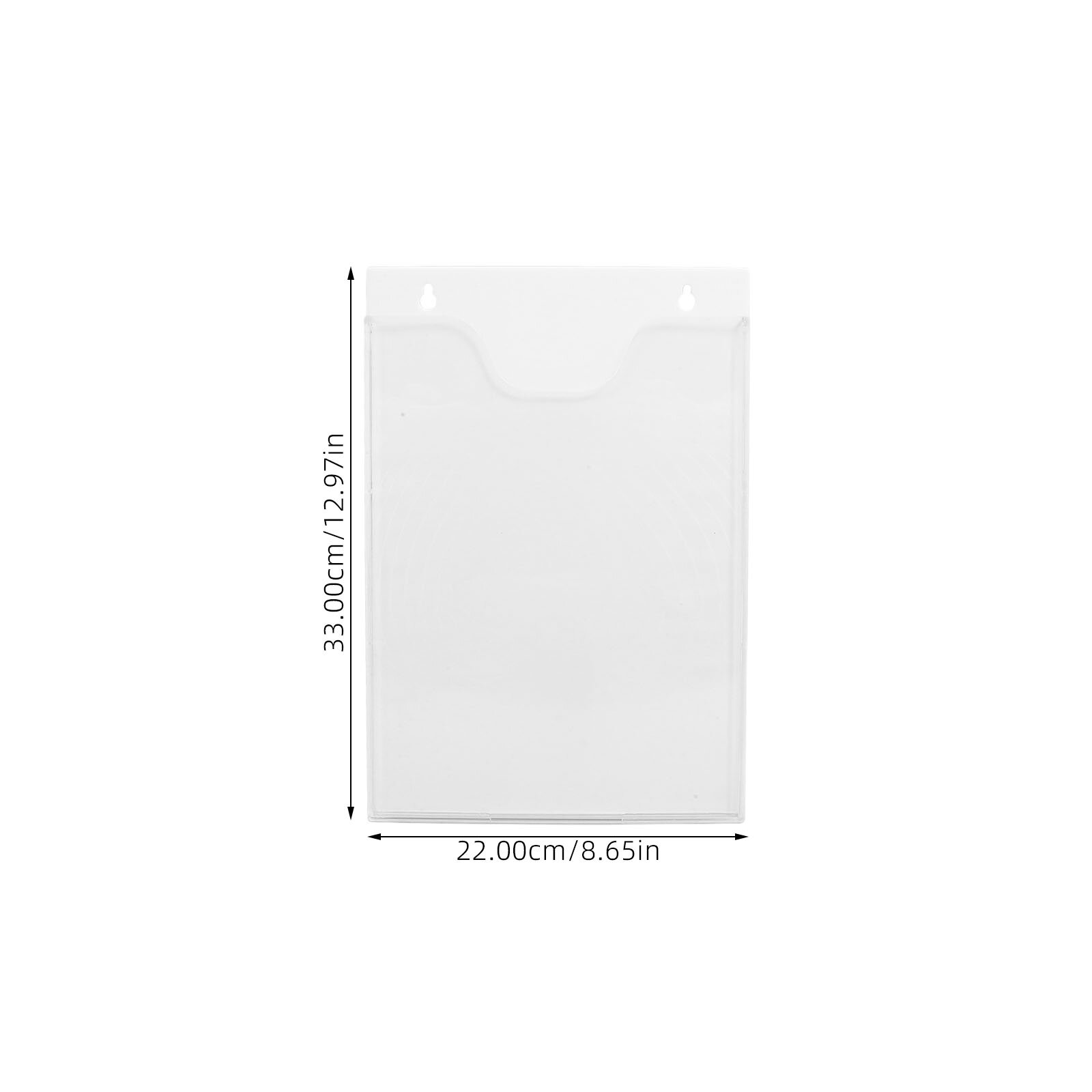 Держатель Буклетов Из Акрила Прозрачный Органайзер 33.00X22.00X1.20Cm