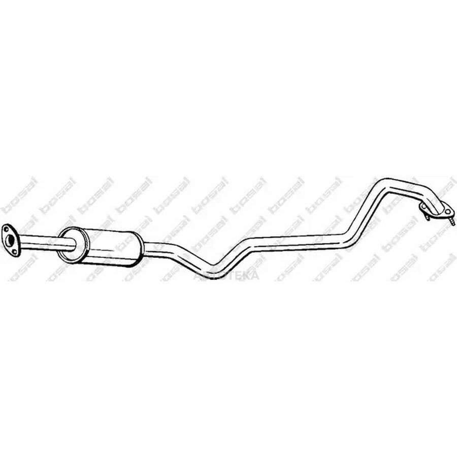 Глушитель центральный NISSAN ALMERA 00- BOSAL 285417