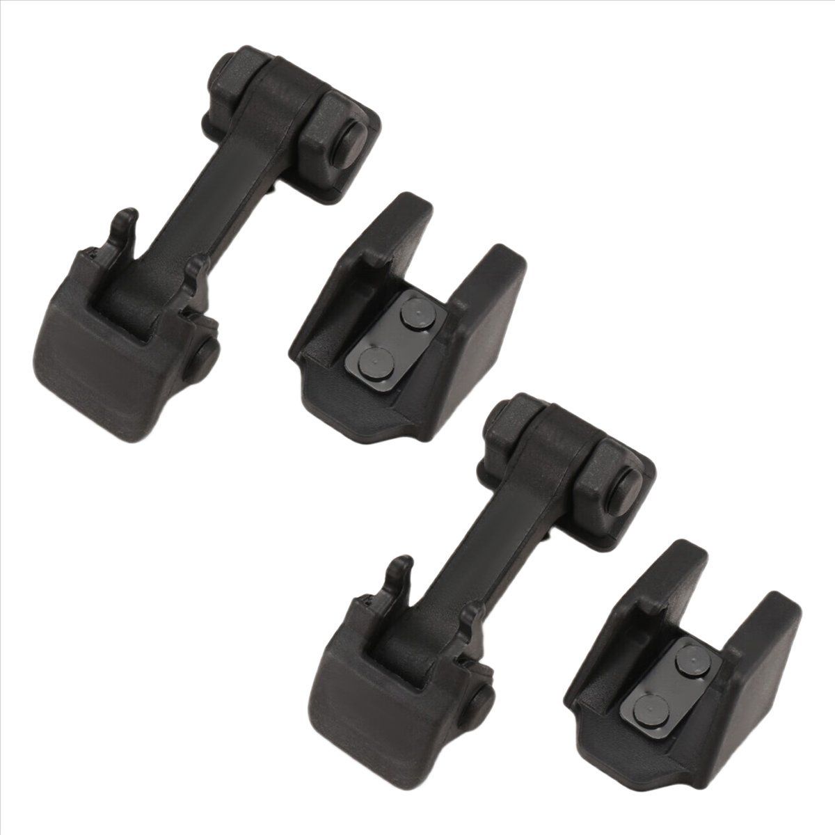 1 пара защелки переднего капота и кронштейна 55395653AF 55395652AC для Jeep Wrangler JK 2007-2018