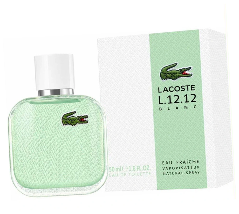 Духи мужские Lacoste L 12 12 Blanc Eau Fraiche 50 мл - Лакост Бланк О Фреш
