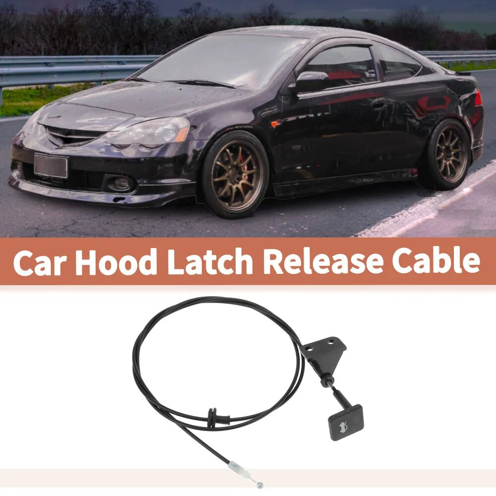 Трос открывания капота № 74130-S6M-A01ZA подходит для моделей Acura RSX и RSX Type S 2002-2006 годов выпуска, передний левый. Трос открывания капота двигателя 74130S6MA01ZA