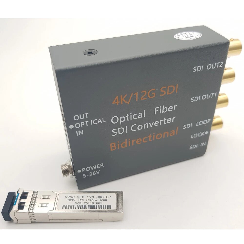 XINCOPTIC XC-2Ch SFP 12GSDI 10км Euro Power