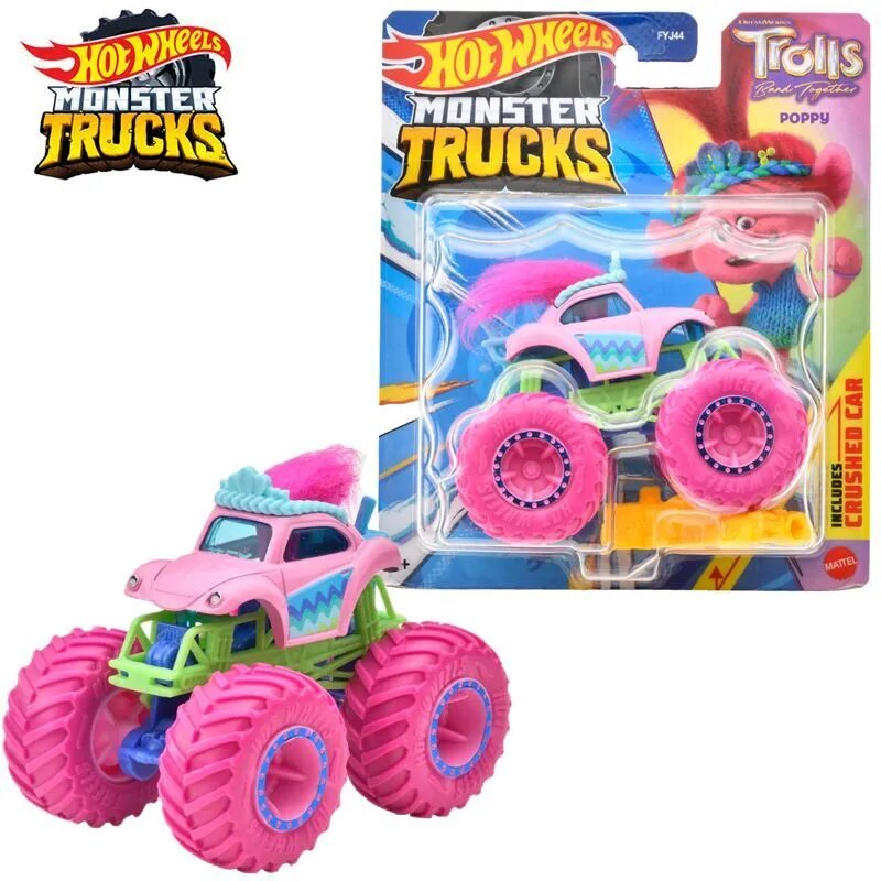 Машинка Mattel Hot Wheels Monster Trucks (Монстр трак)FYJ44 Poppy