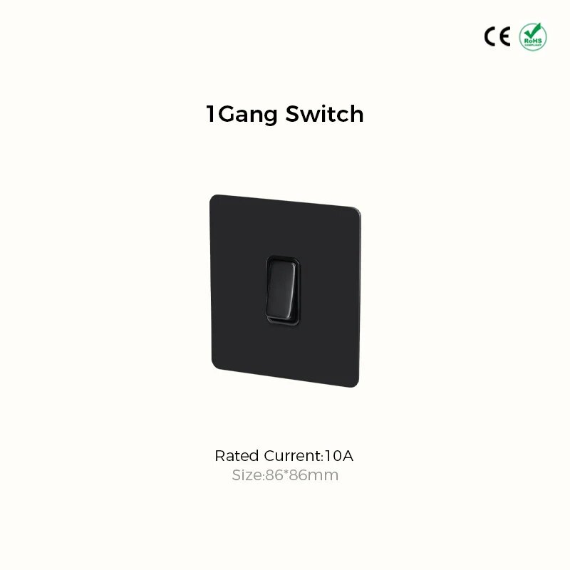 1Gang Switch черный