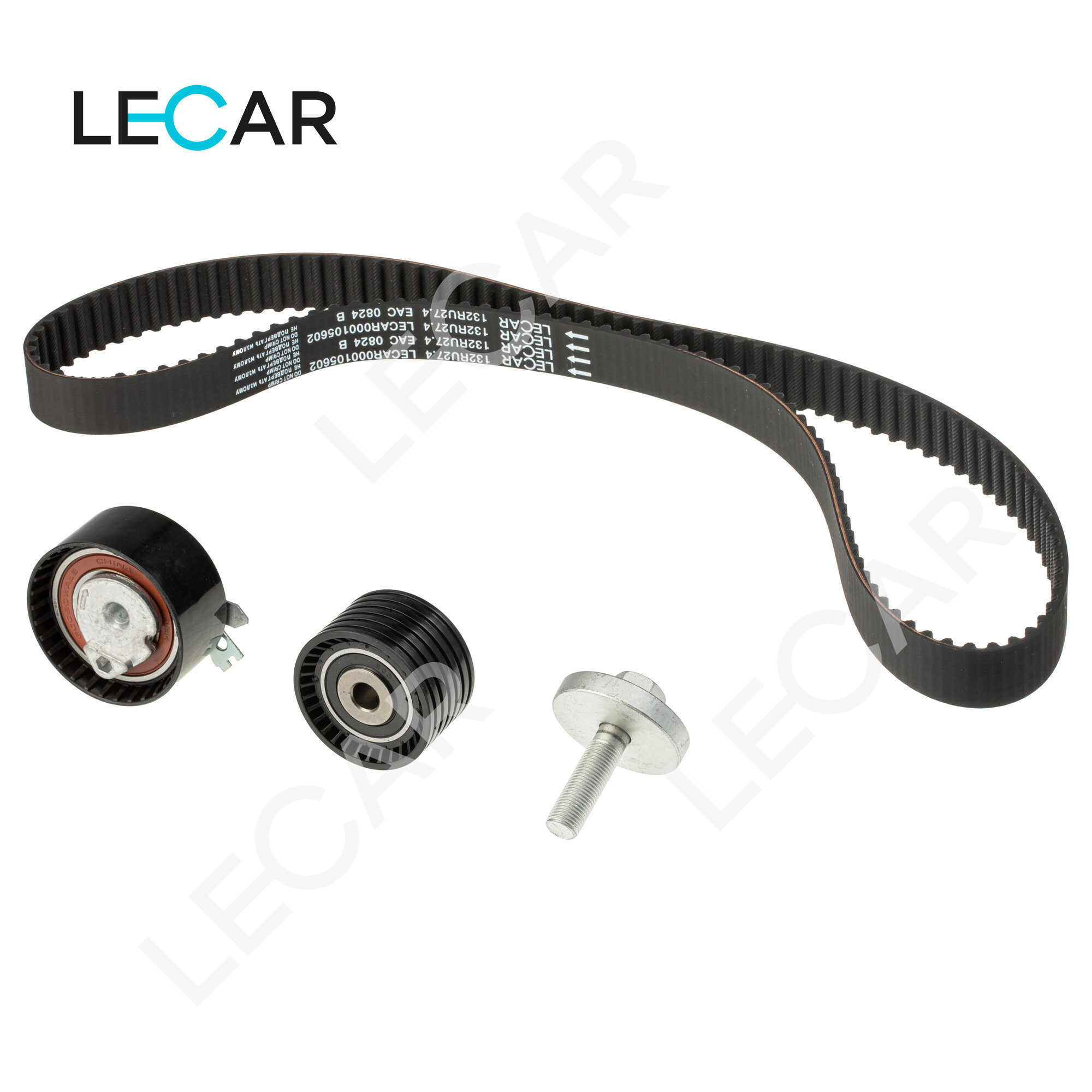 Комплект ремня ГРМ LECAR000105602 для Renault Logan, Sandero I, II 04- K4M; Nissan Almera G15 12-20; Лада Largus 12- K4M