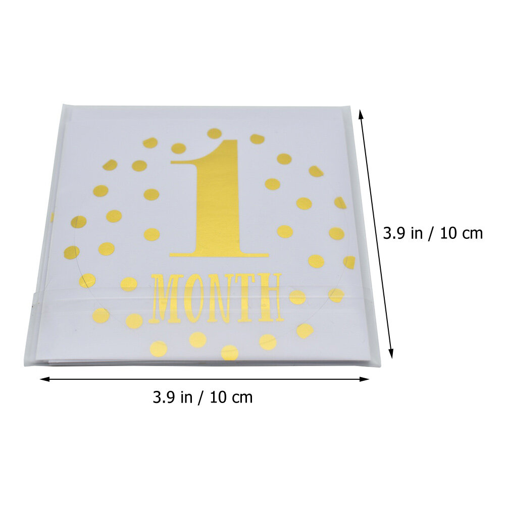 12 Шт Милые Стикер Номера Для Фото Ребенка Из Бумаги 10X10X0 30Cm