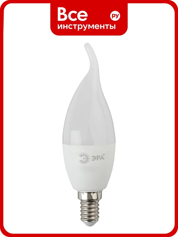 Светодиодная лампа ЭРА LED BXS-11W-860-E14, свеча на ветру, холодный Б0032994