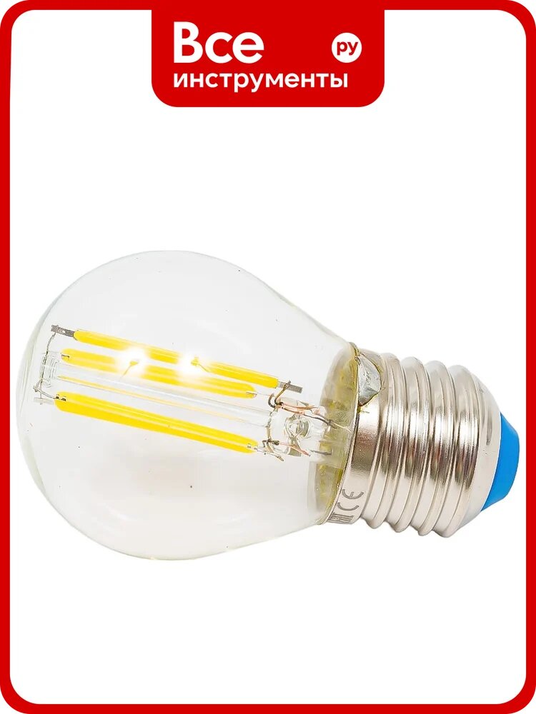 Светодиодная лампа Uniel LED-G45-6W/NW/E27/CL PLS02WH UL-00001370