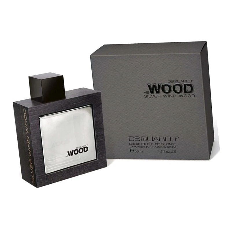Аромат для мужчин Хи Вуд Сильвер Винд Вуд 50 мл, Dsquared 2 He Wood Silver Wind Wood