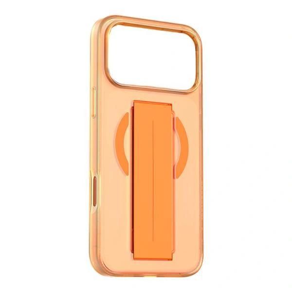 Чехол на iPhone 17 Pro Max Keephone MAGGRIP PRO силиконовая ручка MagSafe Orange