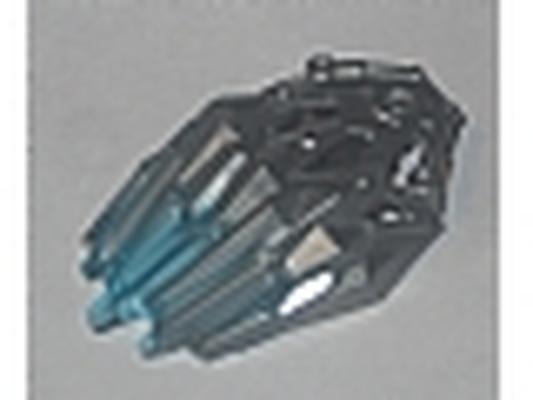 Деталь Lego 24166pb02 Bionicle Crystal Armor with Marbled Trans-Light Blue Pattern