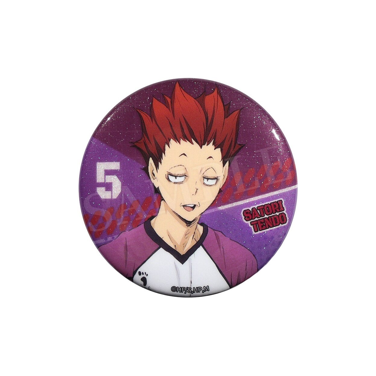 BOOM COMIC Шоё Хината Тобио Кагеяма Haikyuu! S3 Ушино Яма Старшая школа Радужный белый Зеленый лук Значки