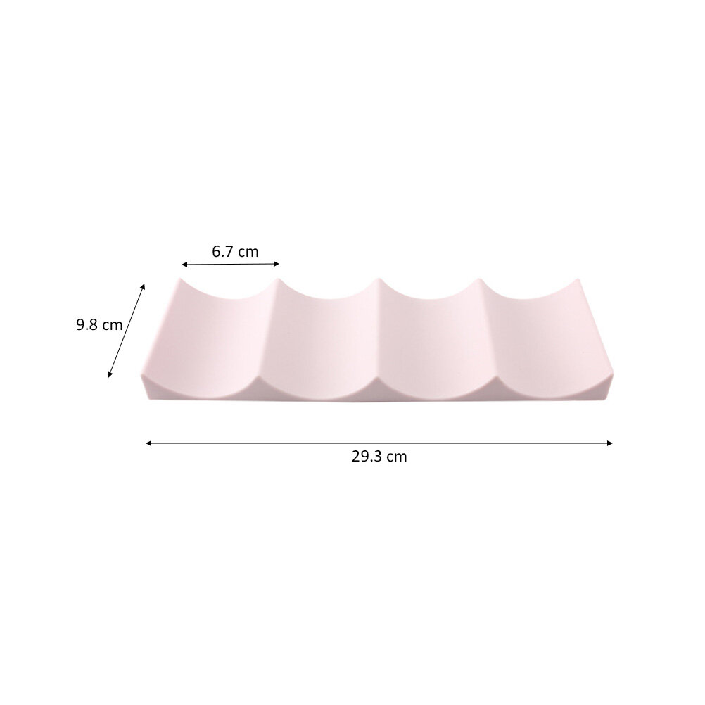 Пластиковый Органайзер Для Бутылок, Розовый, Габариты 29.30X9.80X2.30CM, 1 Комплект