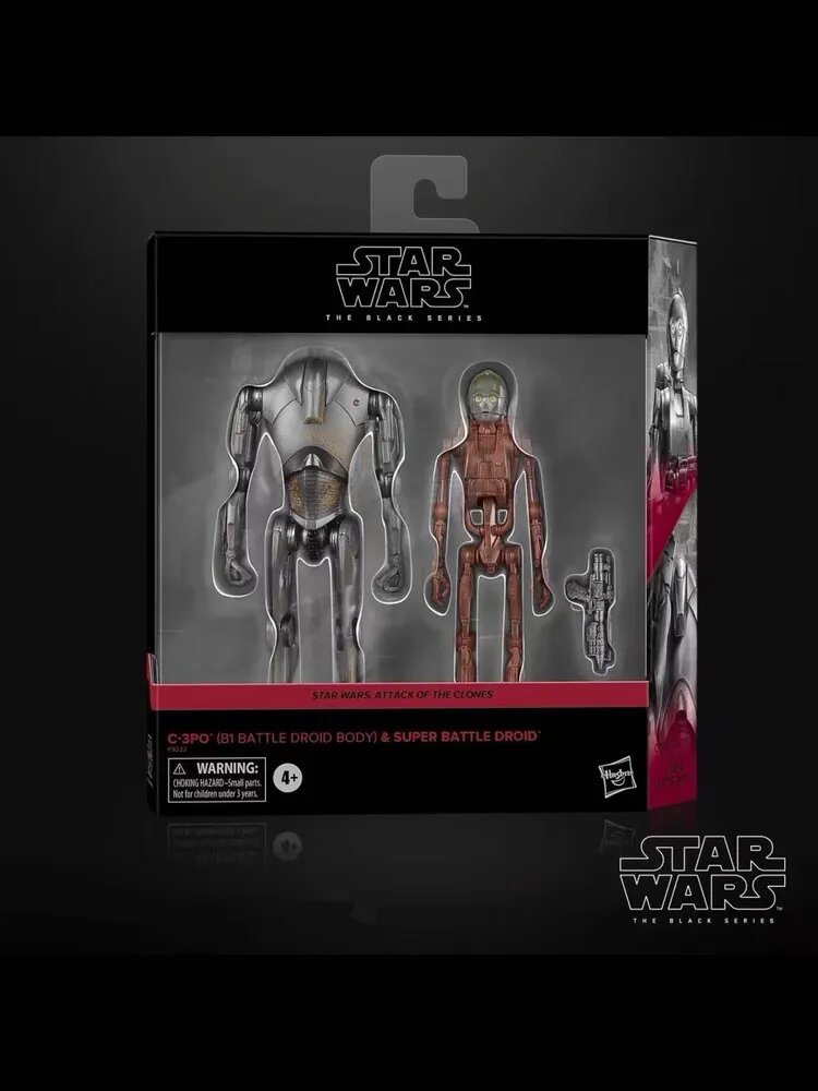 Фигурка Hasbro Star Wars Toys Двойной костюм боевого робота C-3P0 и Super, 6-дюймовая подвижная кукла ручной работы