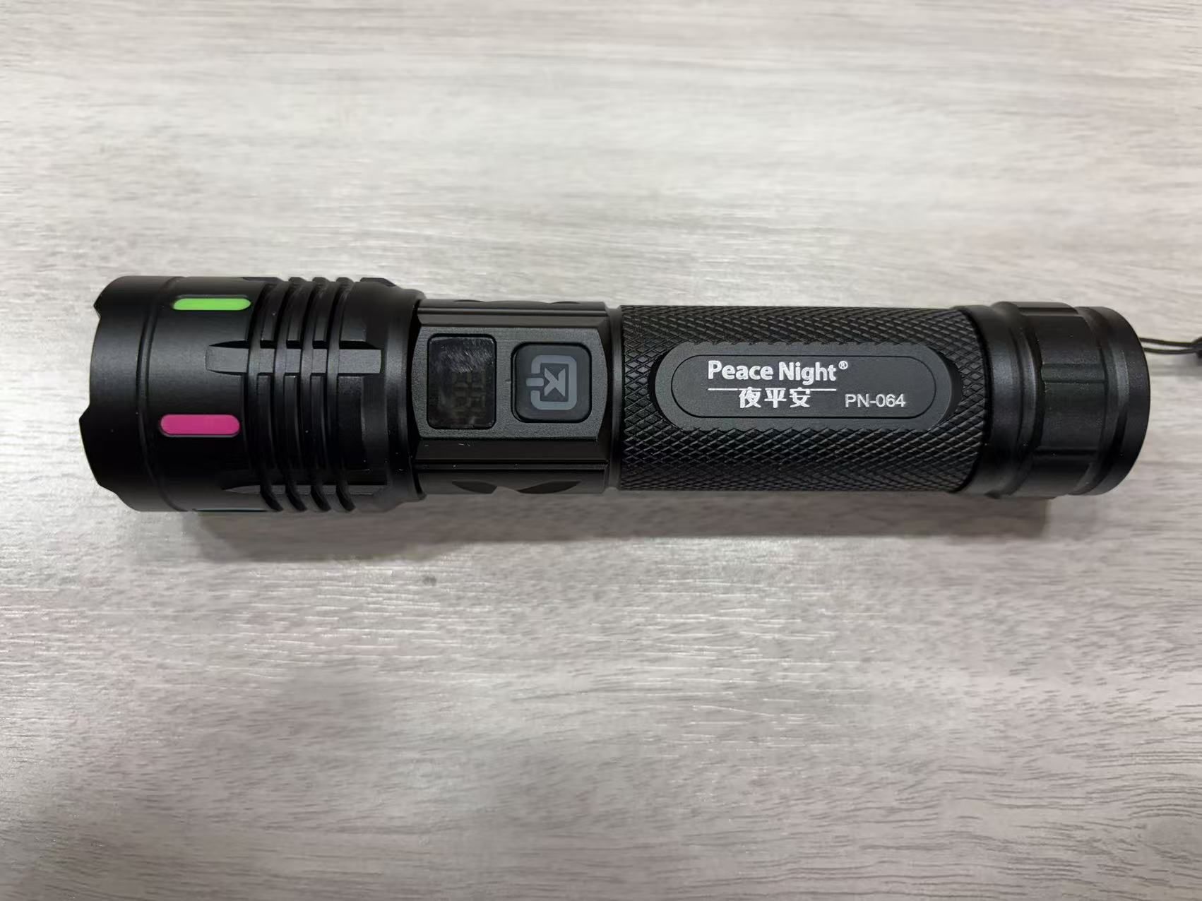 Фонарь аккумуляторный ручной Peace Night PN-064, 1000 лм, 20 Вт, Zoom-фокусировка, Type-C для дома, ремонта, рыбалки, ту