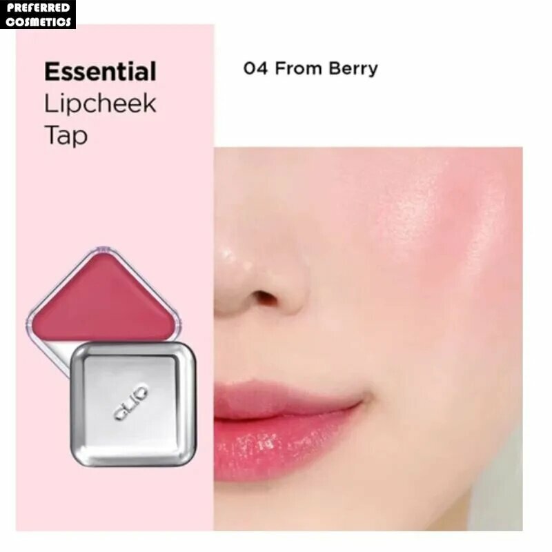 Clio Essential Lip Cheek Tab Губная помада увлажняющая двойного назначения для губ и щек 4.5g - #04 From Berry