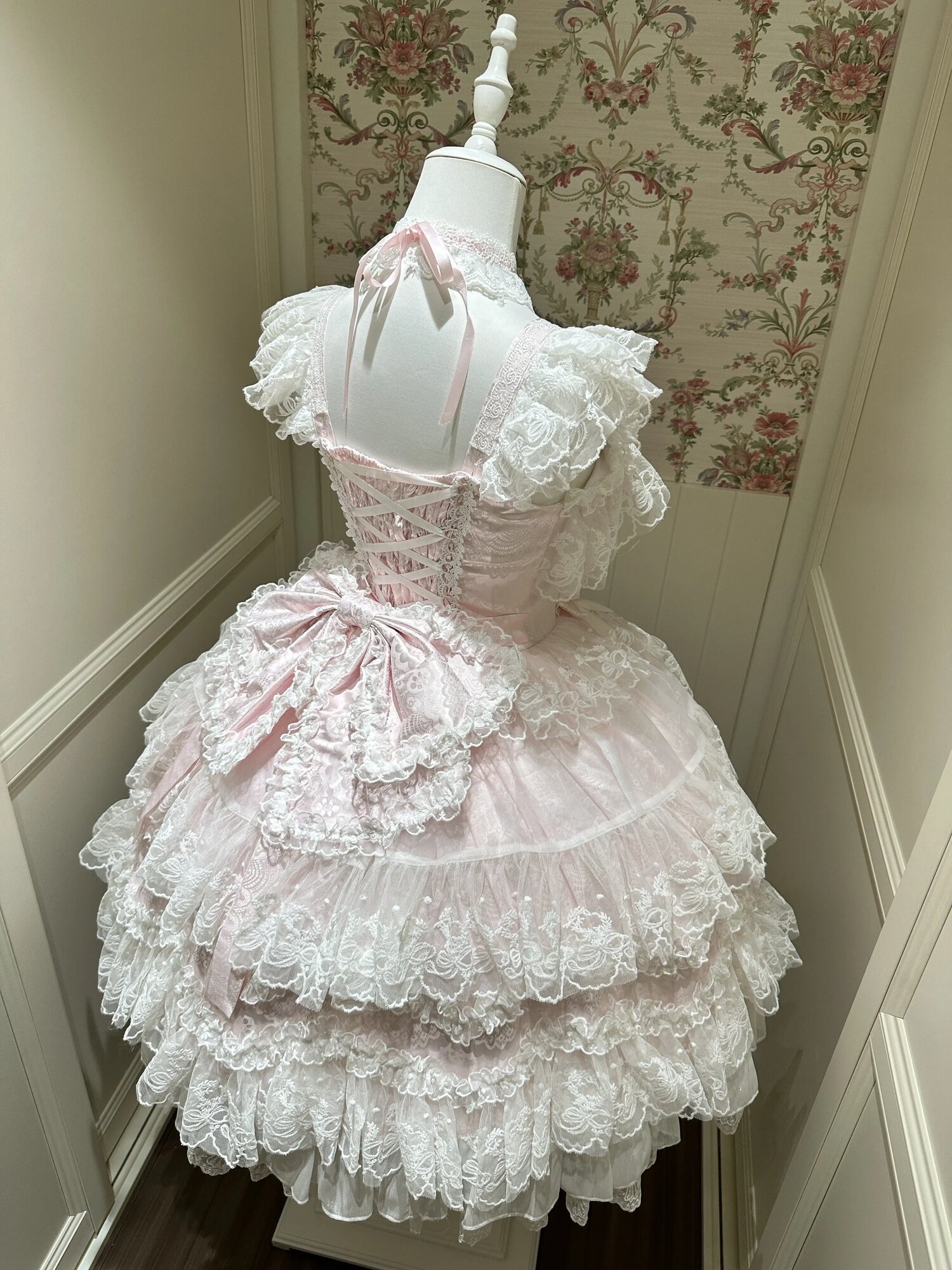 Платье Лолита JSK, S, Slip dress with bow