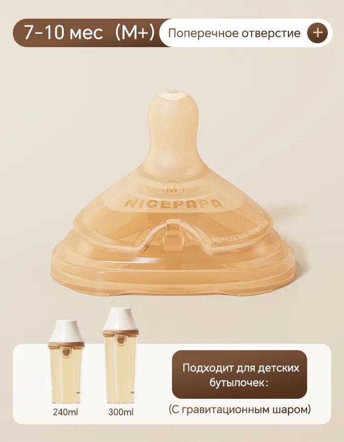 Аксессуары для детских бутылочек 7-10мес/Код M/Подходит для чашки PPSU