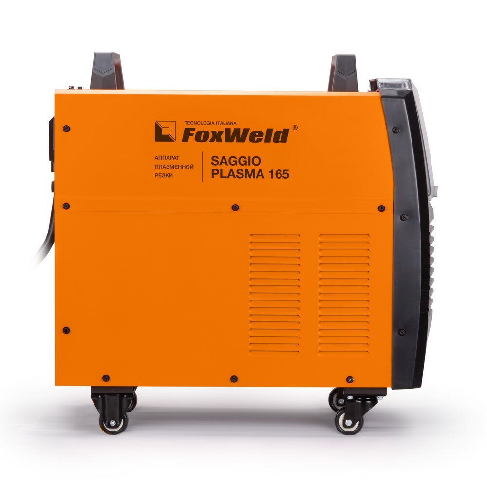 Аппарат плазменной резки FoxWeld SAGGIO PLASMA 165, трехфазный, CUT 30 – 160 А, 5 бар, 250 л/мин, IP21S, оранжевый — фото 1