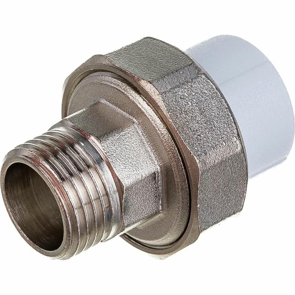 Комбинированная муфта VALFEX PP-R белая, разъем 20х1/2 дюйма НР 10156015 127-0220
