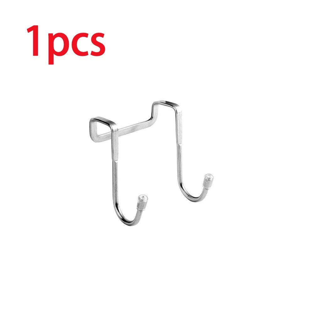 Двойной S-образный крючок из нержавеющей стали для кухни и ванной 1pcs