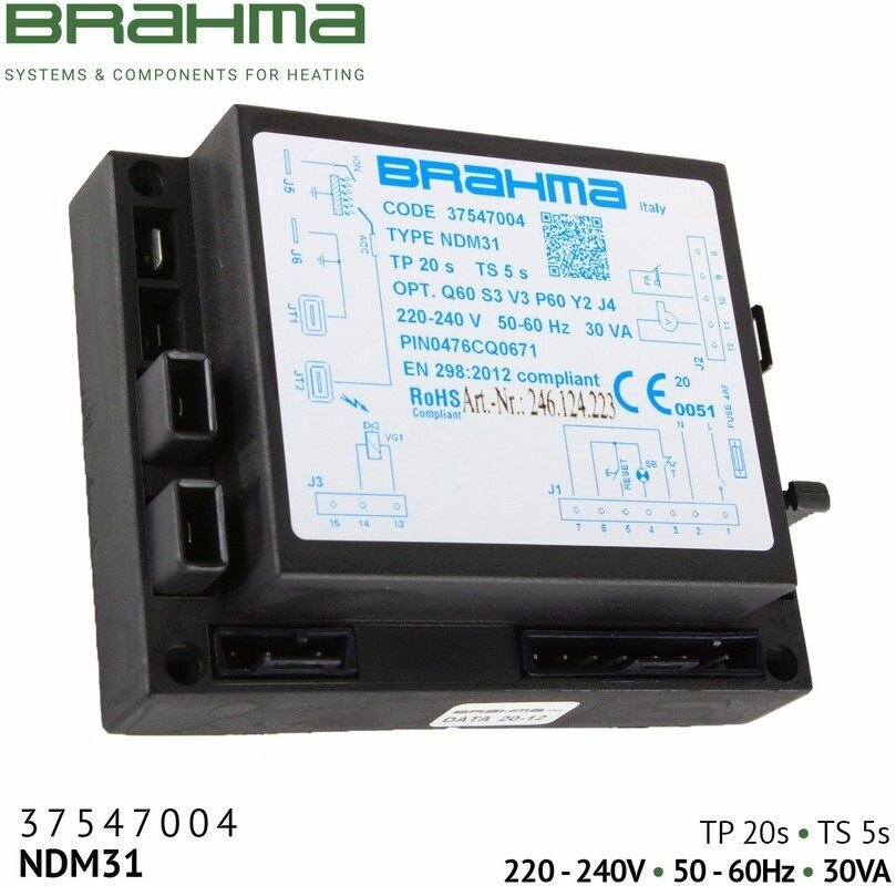 Блок управления горением Brahma NDM31 37547004