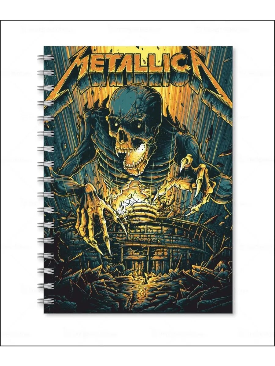 Тетрадь Metallica - Металлика