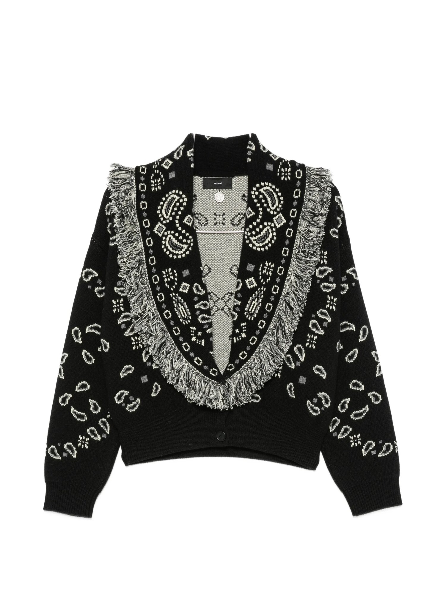 Кардиган Paisley-jacquard fringed cardigan