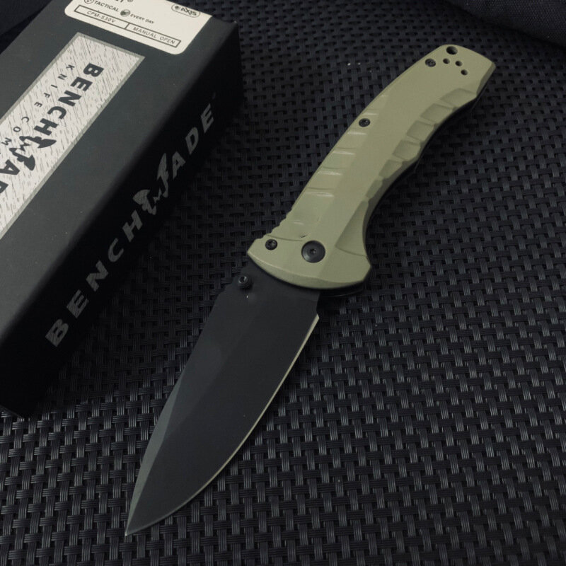 Benchmade980 Складной нож с рукоятью из нейлонового волокна высокой твердости, портативный многофункциональный походной инструмент для активного отдыха
