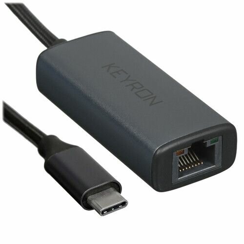 Сетевая карта USB Type-C, 2.5 Гбит/сек, 10-1000 Мбит/сек, Linux, Microsoft Windows 8, Microsoft Windows 10, практичный