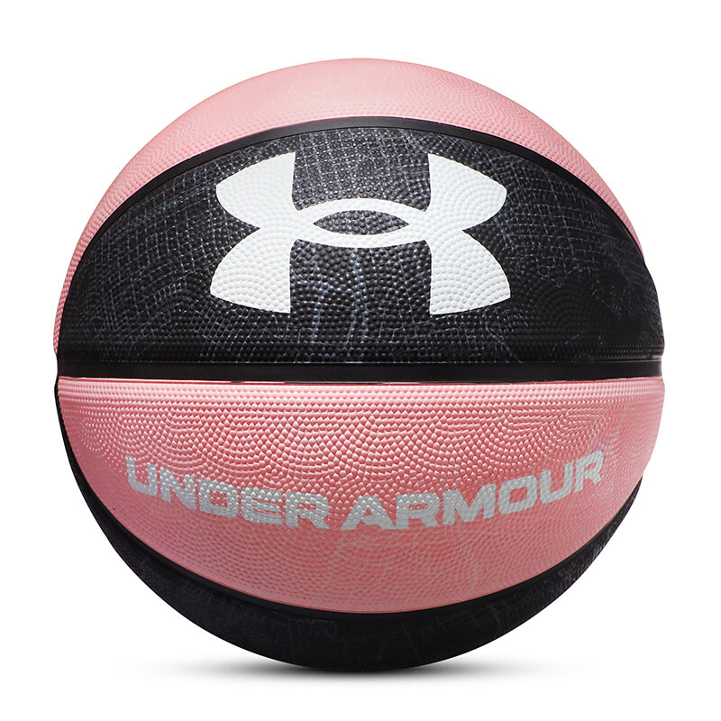 Баскетбольный мяч унисекс Under Armour Rubber Pink Black, размер 7