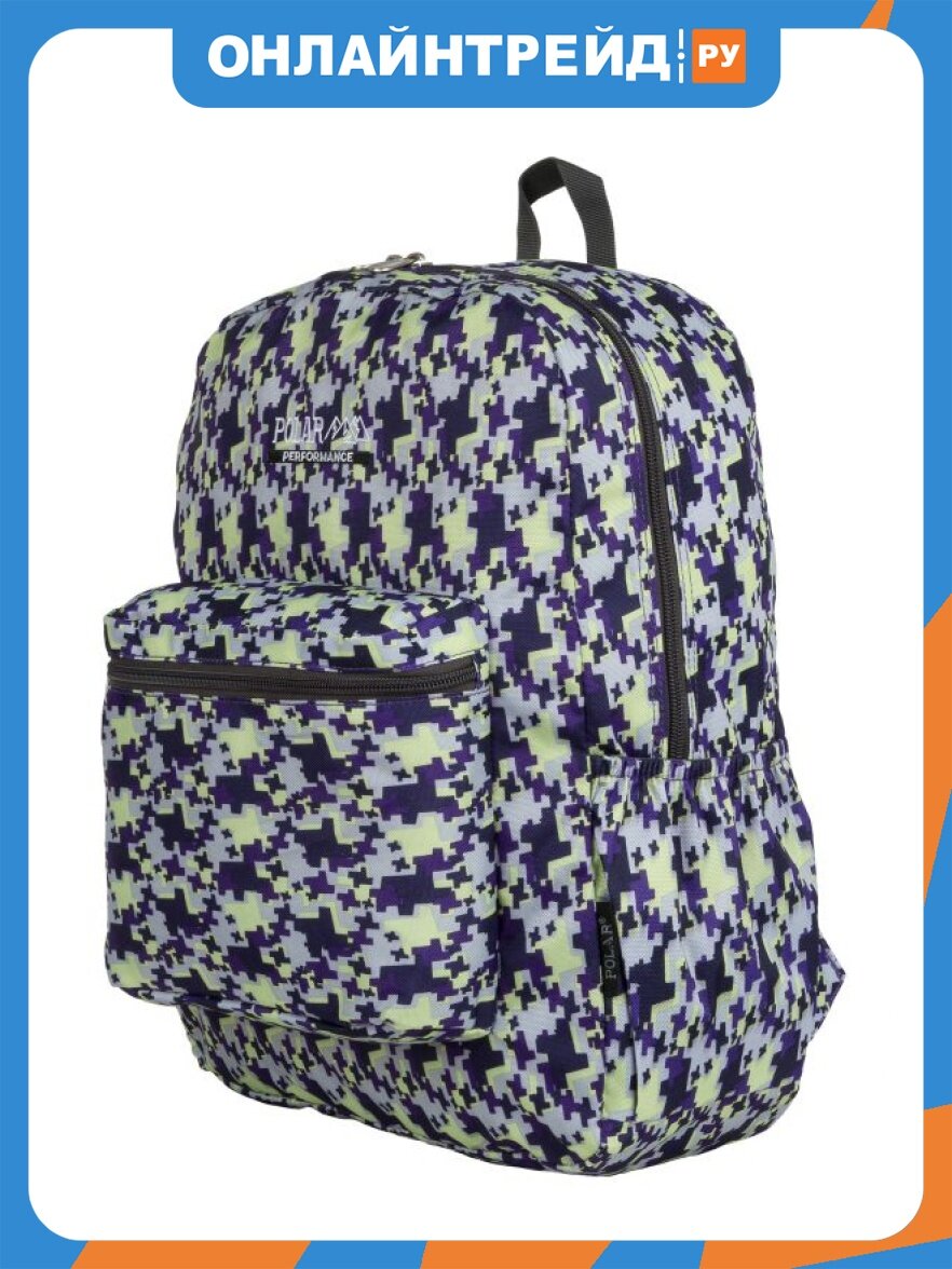 Рюкзак Polar Inc Polar П2320(2133) Purple фиолетовый узор