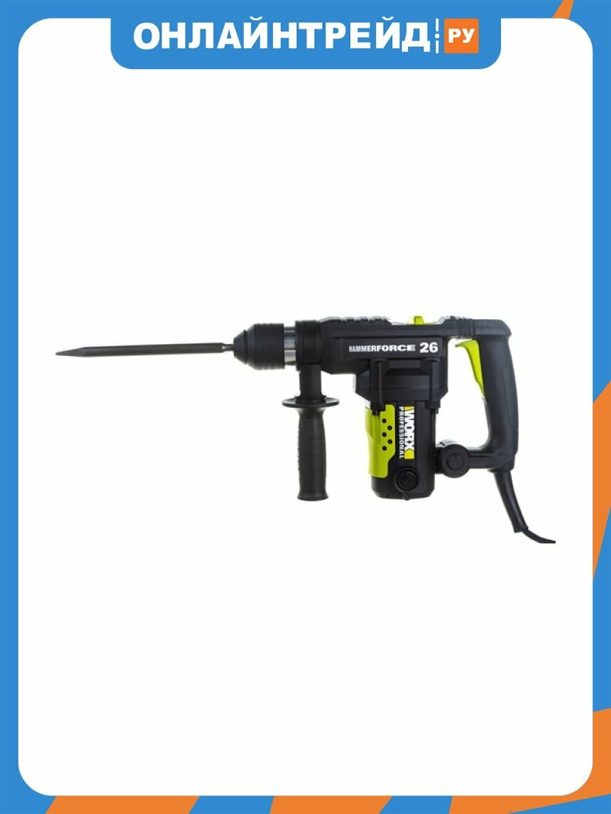 Перфоратор Worx Professional WU326P 1010Вт, SDS Plus, 26мм, 5Дж, кейс WU326P