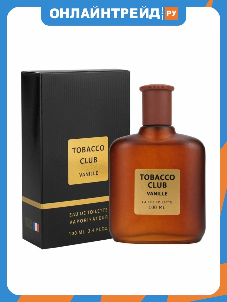 Мужская туалетная вода Delta Parfum DELTA Tobacco Club Vanille, 100 мл