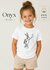Футболка ONYX PRINTS, размер 146, белый