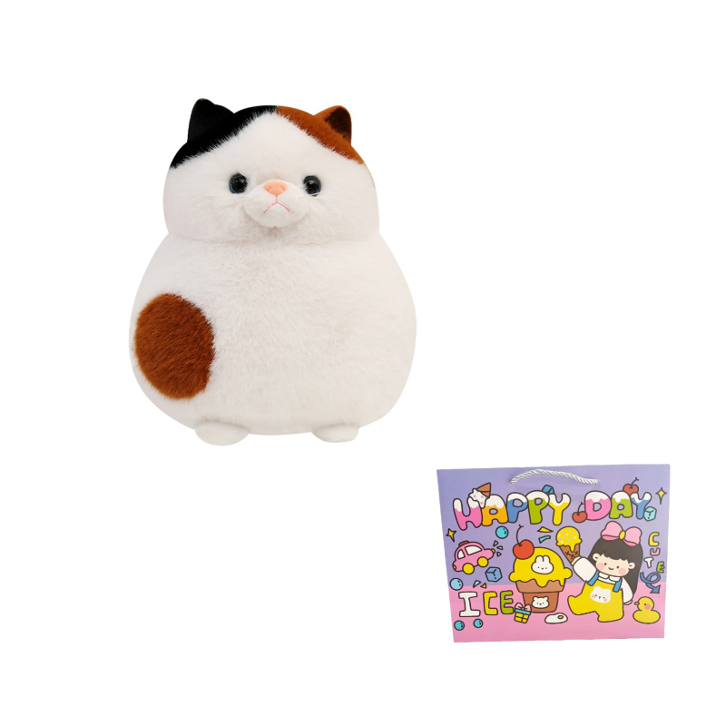 Плюшевая кукла унисекс WANJUXIANSHENG Soothing Cat Ball, 30CM EU