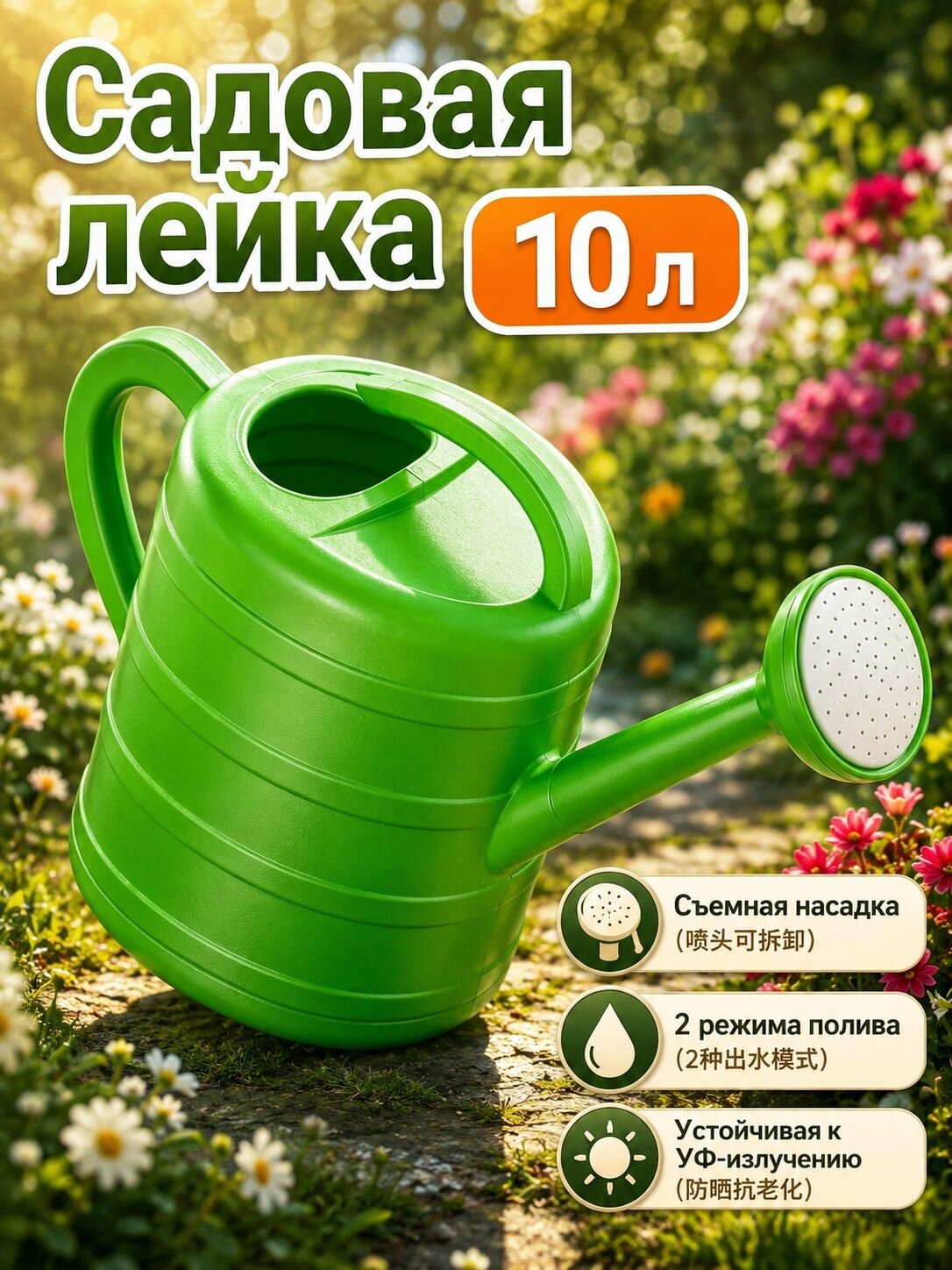 Лейка, 10 л 1 шт