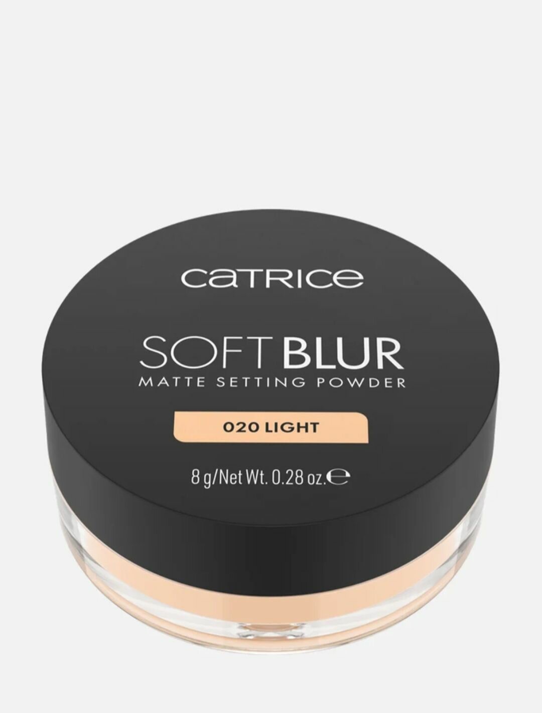 Рассыпчатая пудра для лица CATRICE soft blur matte setting 020 Light