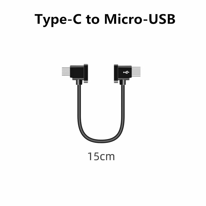 Кабель Type-C to Micro-USB 15см