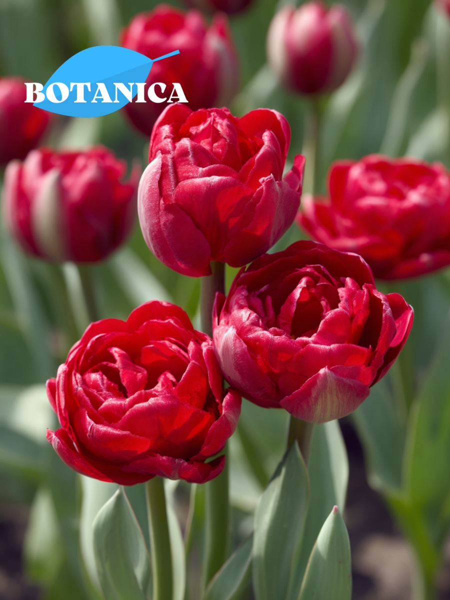 Луковицы цветов, botanica garden, Тюльпан Миранда 3 штуки (красный)