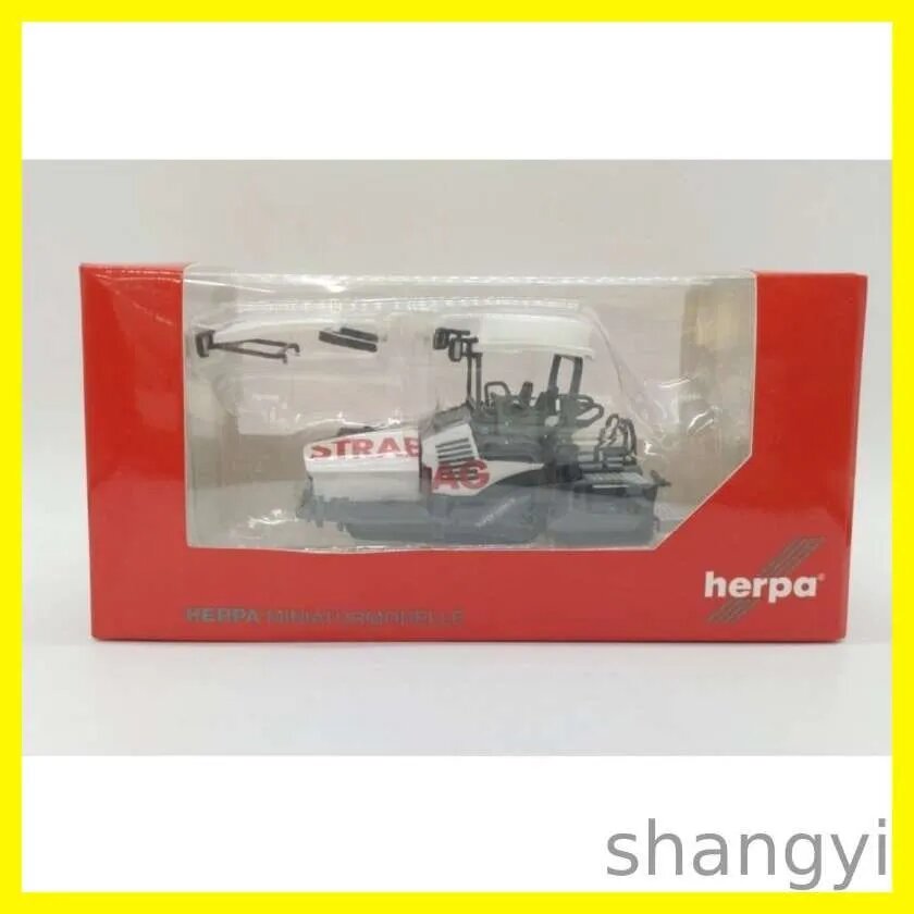 Коллекционная масштабная 1:87 модель дорожной фрезы Vogele Super 1900-3i STRABAG (белый)