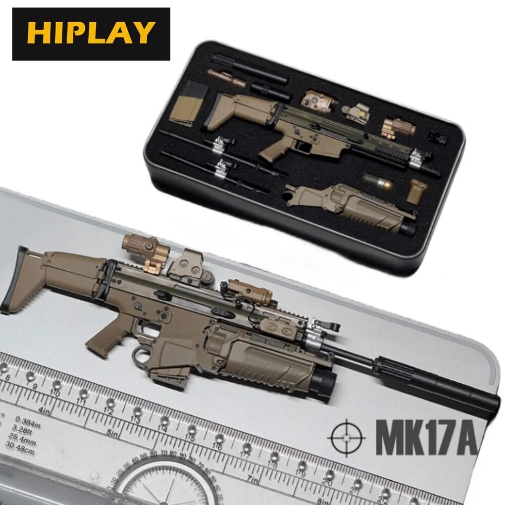 HiPlay 1/6 Масштаб Аксессуар для Фигурки: Модель Пулемета для 12-дюймовой Миниатюрной Коллекционной Фигурки MK17A
