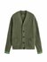 Кардиган SCOTCH & SODA Ribbed-knit patch-pocket cardigan, размер 52