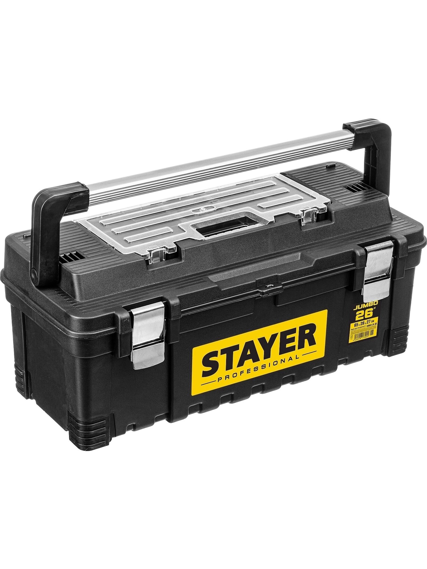 Пластиковый ящик для инструментов Professional STAYER JUMBO-26 650 x 280 x 270 мм (26 )