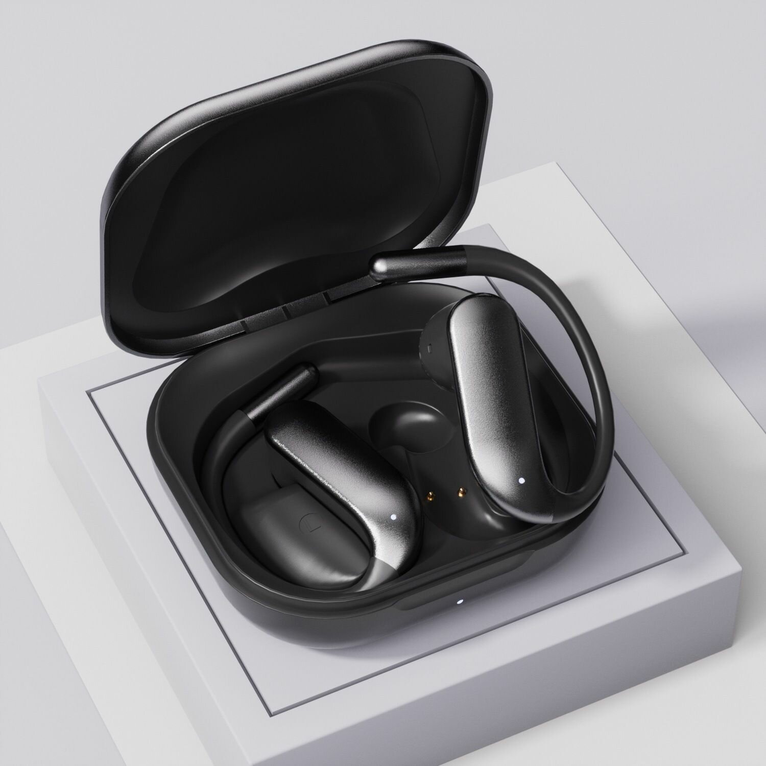 Беспроводные наушники с ушным креплением OWS воздушной проводимости Bluetooth 6.0 HIFI звук для спорта и работы
