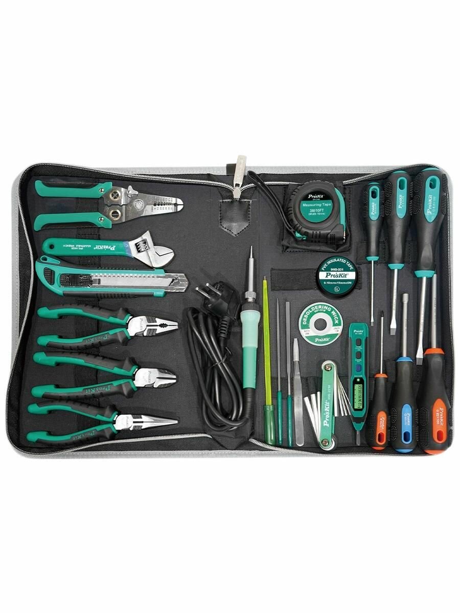 Набор инструментов Pro'sKit PK-618B (аналог 1PK-618B) универсальный (22 предмета)