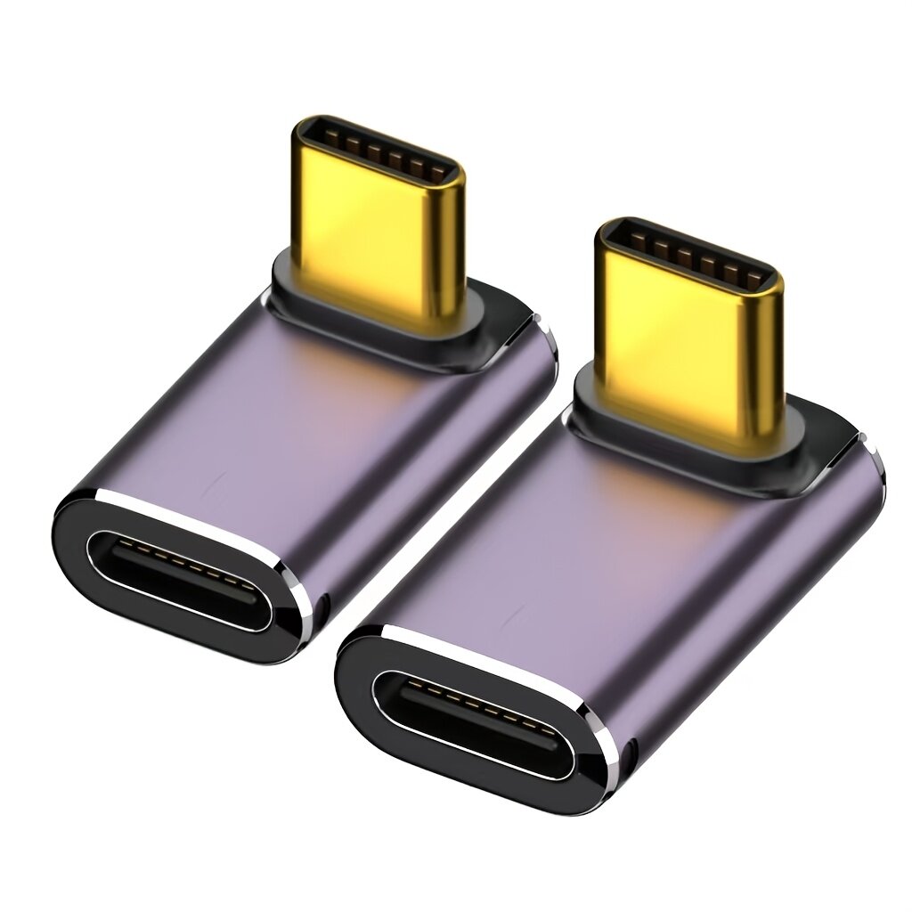 USB4-совместимый кабель-адаптер Type-C – Type-C, поддержка Thunderbolt 3/4 (40 Гбит/с), OTG, удлинение, 2 шт.