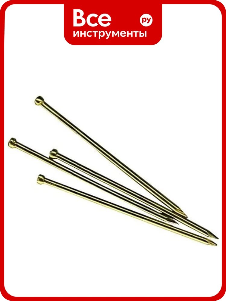 Финишные гвозди STARFIX 1,4x60 мм, латунь, 0,2 кг SMP1-101681-02