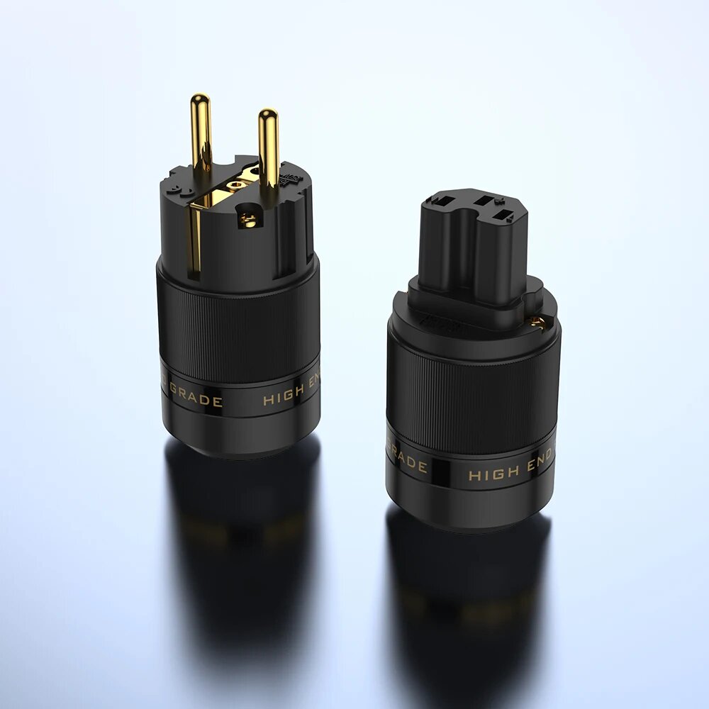 Audiocrast GE+GC 24K Золотой Schuko + IEC, 10pairs