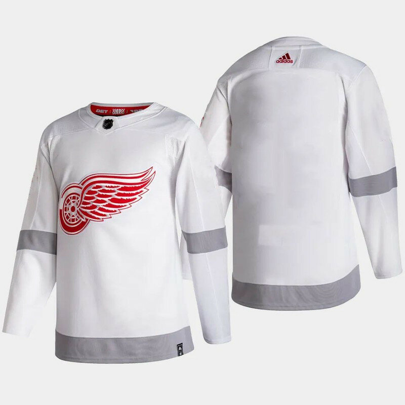 NHL майка хоккейная Детройт Ред Уингз Красный дом Аутентичный Джерси Detroit Red Wings Jersey домашняя красная